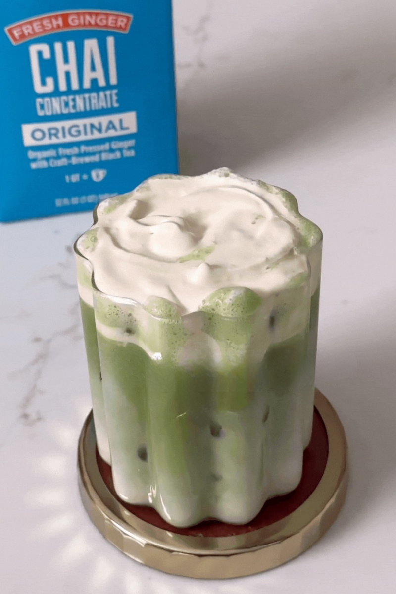 Chai Matcha Latte with Chai Cold Foam Recipe - Bhakti Chai – Bhakti ...